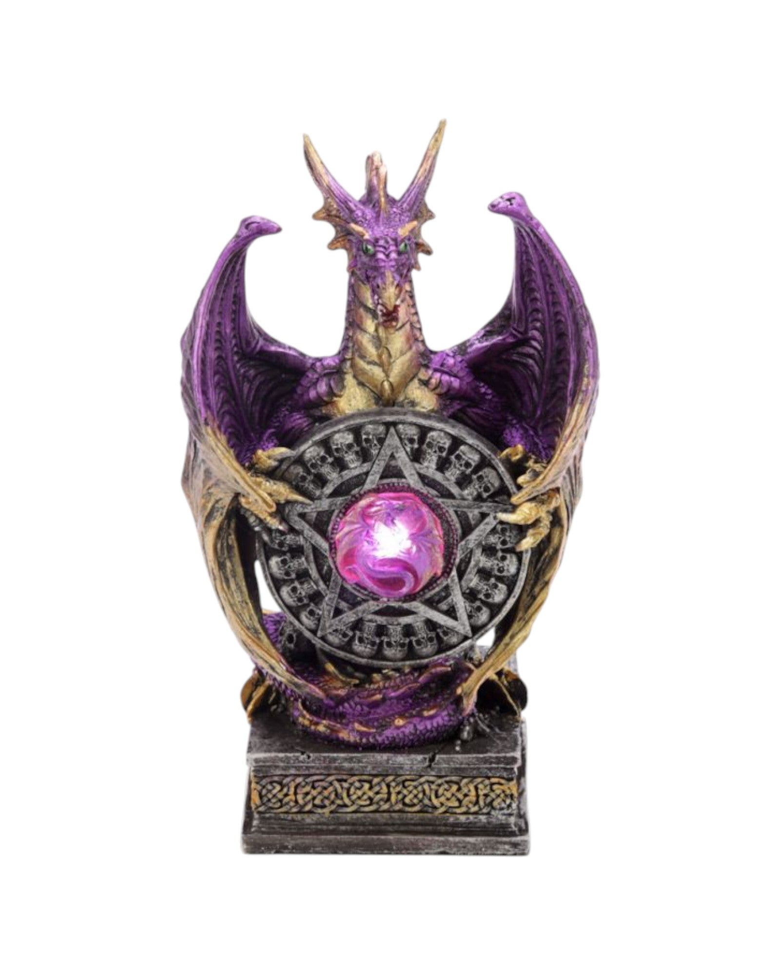 Dark Legends Mystical Vortex Pentangle Dragon with LED – Snazzi Gifts