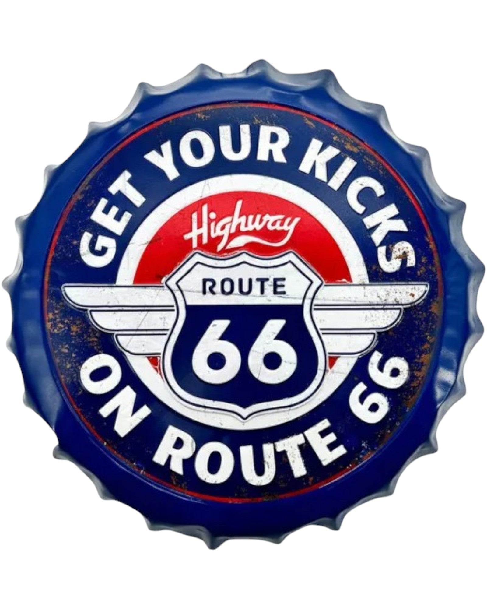Route 66 Bottle Top Sign – Snazzi Gifts